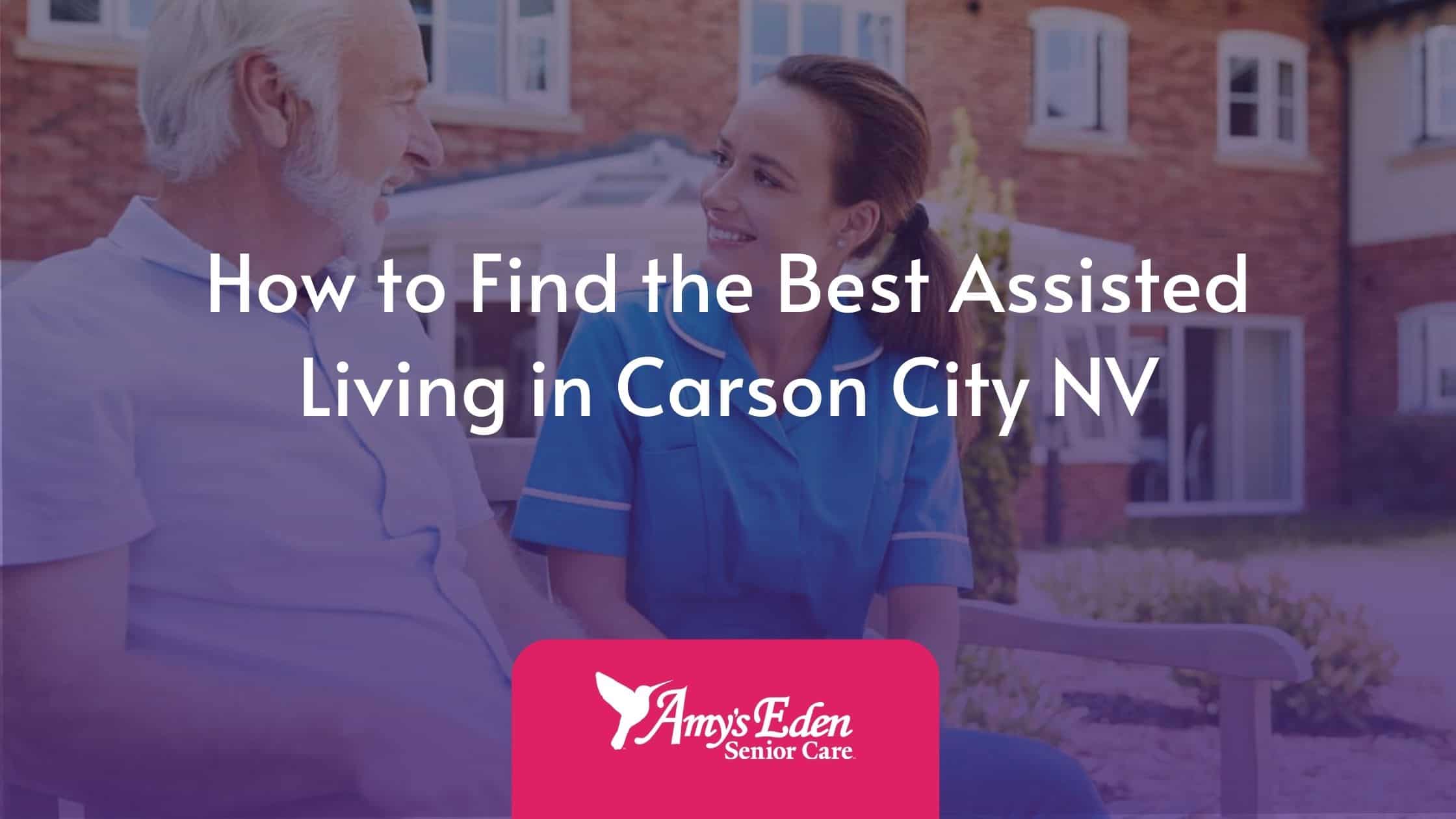 Assisted Living in Carson City NV | Amy's Eden Senior Care